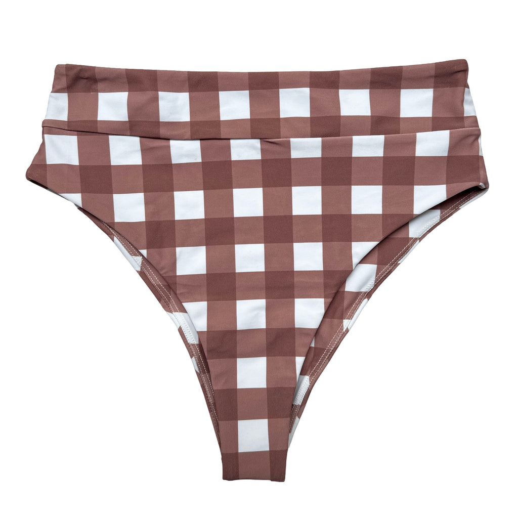 Maui Bottom - Cocoa Gingham
